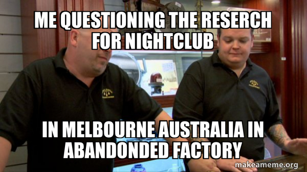 me questioning the reserch for nightclub in melbourne australia in ...