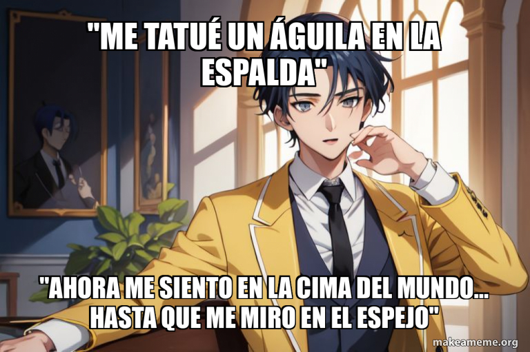 "Me tatué un águila en la espalda" "Ahora me siento en la cima del ...