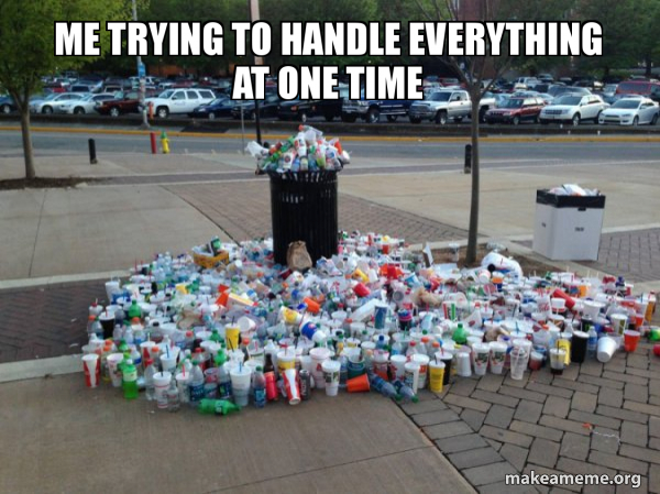 Me trying to handle everything at one time - Canadian Football Fans ...