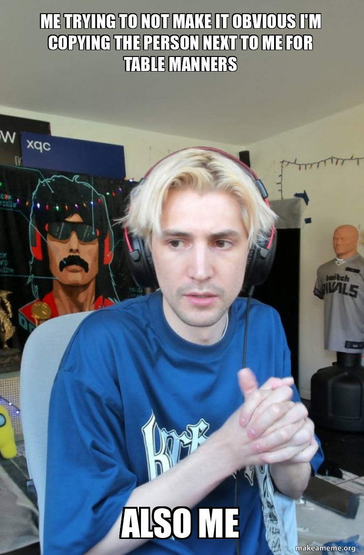 Me trying to not make it obvious i'm copying the person next to me for ...