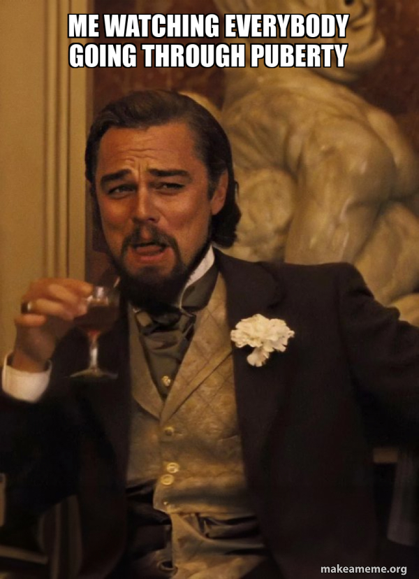 Me watching everybody going through puberty - Leonardo DiCaprio ...