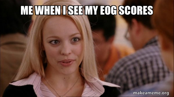 Me when I see my EOG scores - Mean Girls Meme Meme Generator