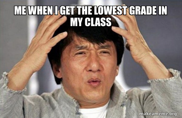 me when i get the lowest grade in my class - Jackie Chan Why? Meme ...