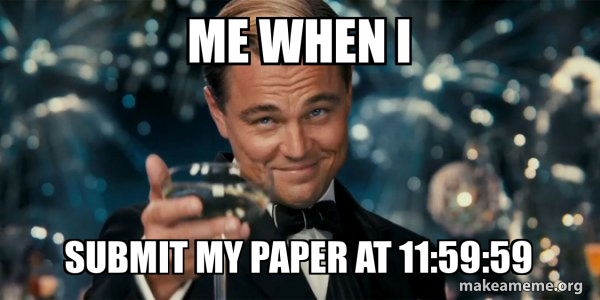 Me When I Submit my paper at 11:59:59 - Great Gatsby Reaction ...