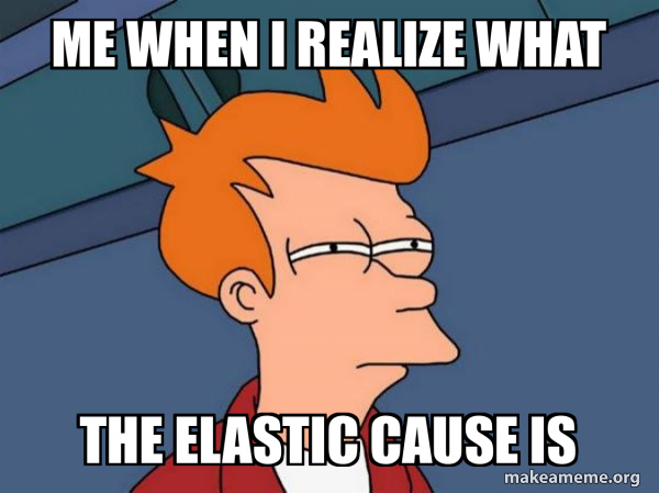 me when i realize what the elastic cause is - Futurama Fry Meme Generator