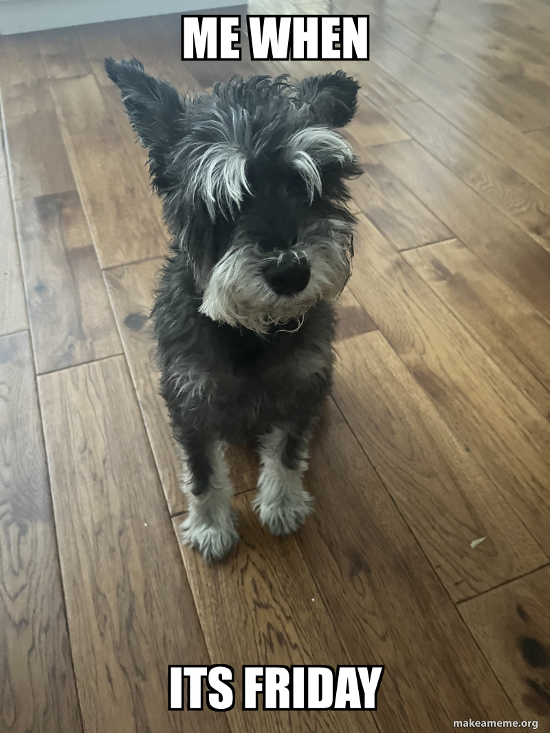 Me when its friday Meme Generator