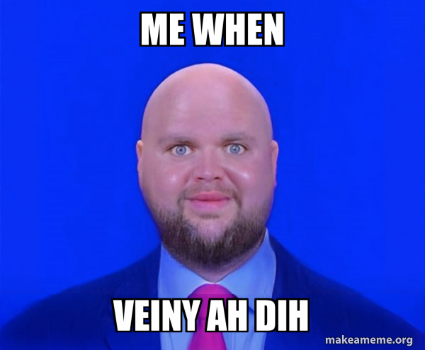 me when Veiny ah dih - Bald J.D. Vance Meme Generator