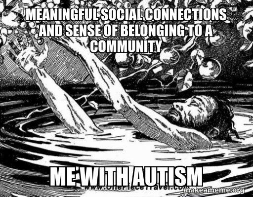 meaningful social connections and sense of belonging to a community me ...