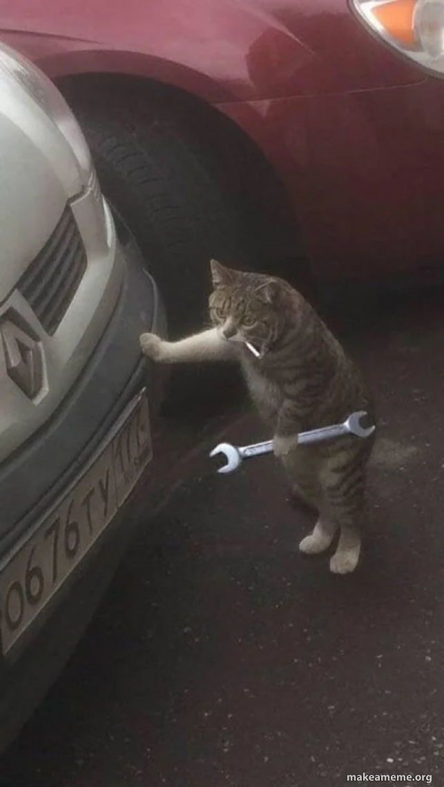 - Mechanic Cat Meme Generator