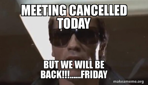 Cancelled Meeting Meme Mr Feast Is Cancelled Meme By Roawesome :)
