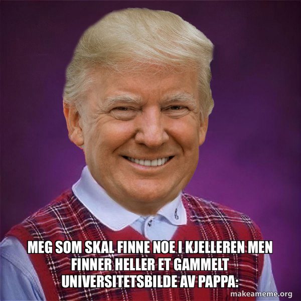 Meg som skal finne noe i kjelleren men finner heller et gammelt ...