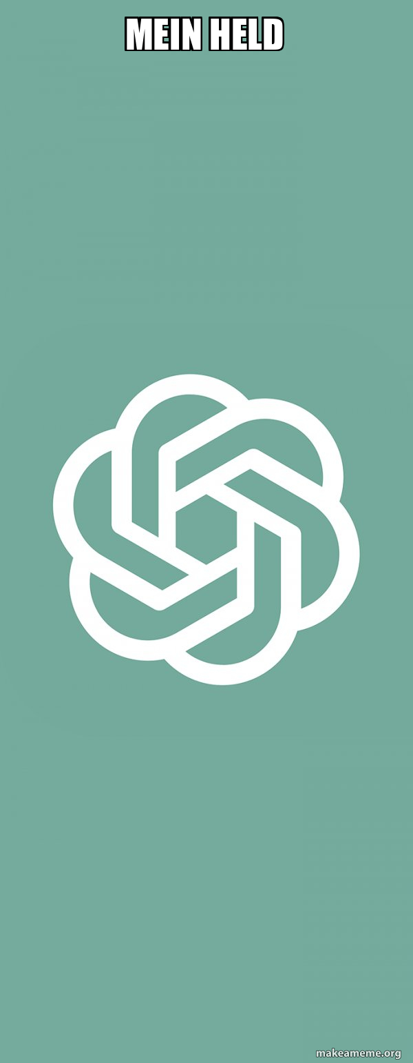 Mein Held - ChatGPT Meme Generator