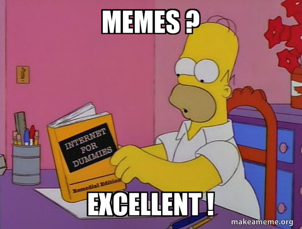 memes ? excellent ! - Internets Homer Meme Generator