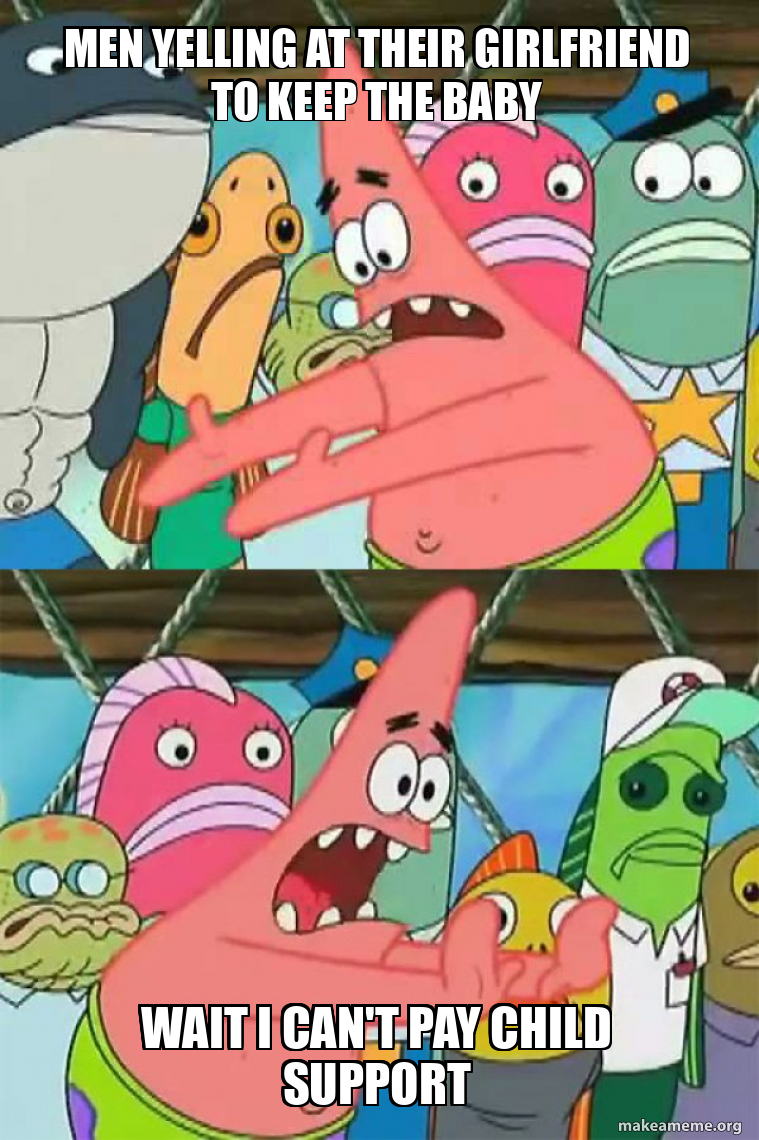 men yelling at their girlfriend to keep the baby wait i can't pay child ...