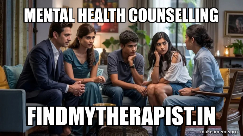 Mental health counselling findmytherapist.in Meme Generator