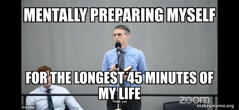 Mentally preparing myself For the longest 45 minutes of my life Meme ...