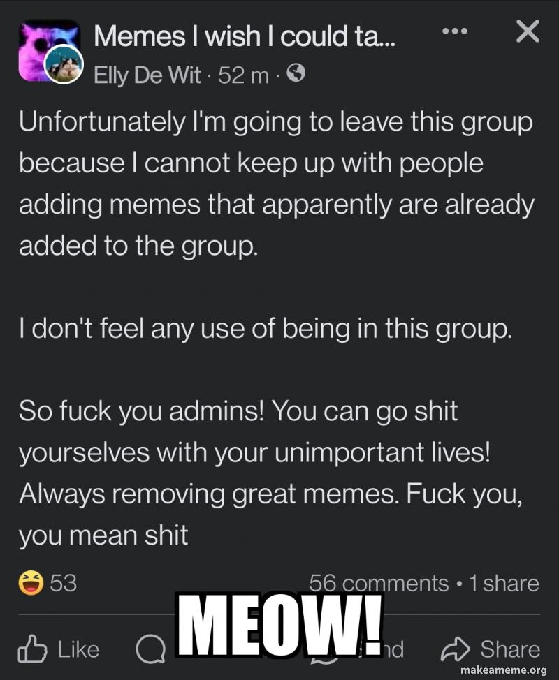 Meow! Meme Generator