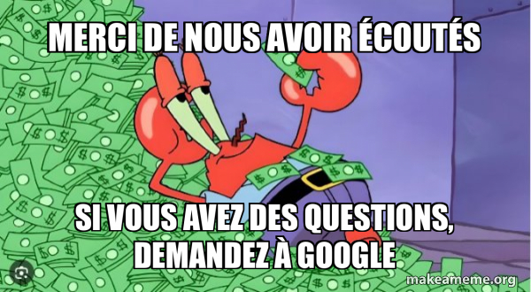 Merci de nous avoir écoutés Si vous avez des questions, demandez à ...