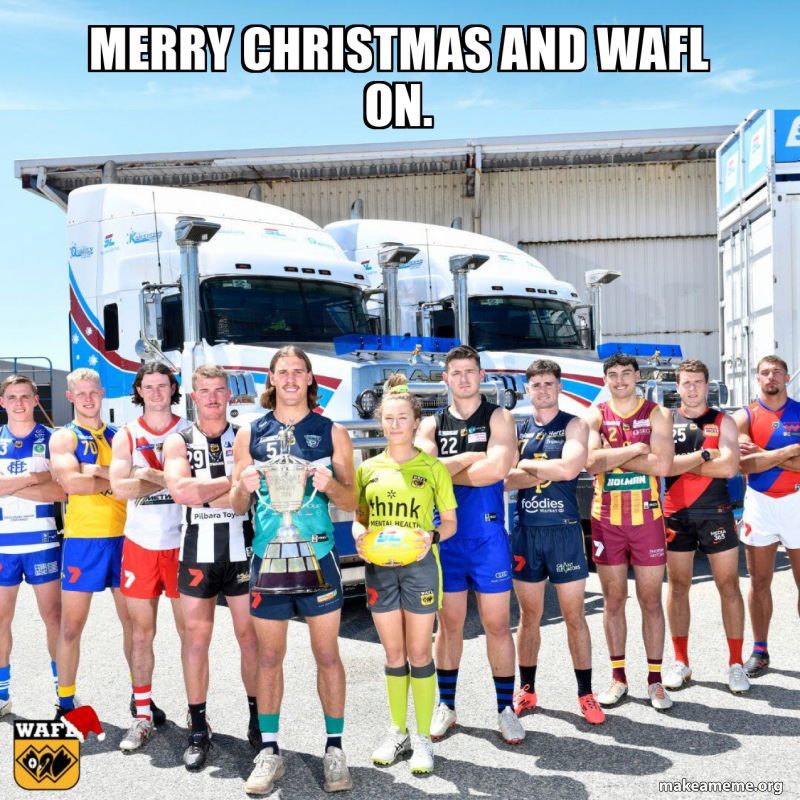 merry christmas and wafl on. Meme Generator