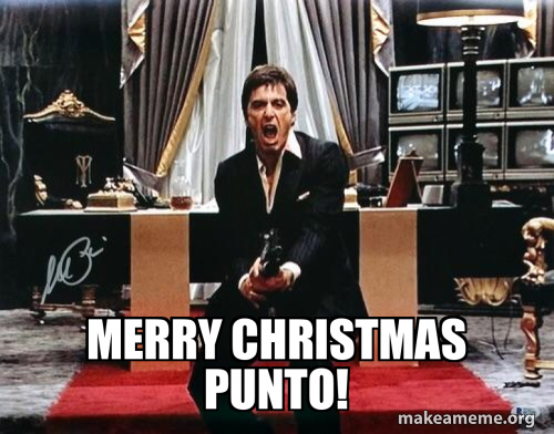 Merry Christmas punto! Meme Generator