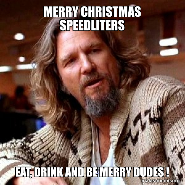 Merry christmas speedlitErs Eat, drink and be merry dudes ! - Big ...