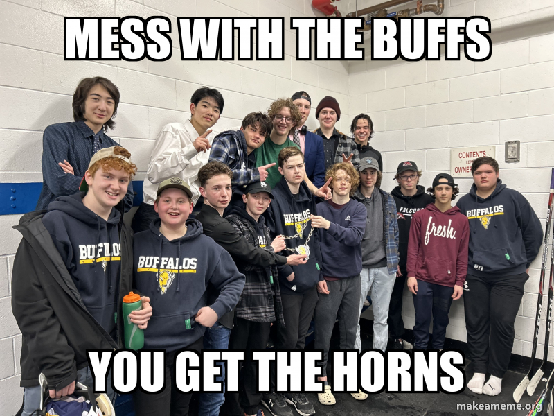 mess with the buffs you get the horns Meme Generator