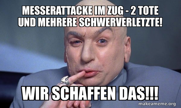 Messerattacke im Zug - 2 Tote und mehrere Schwerverletzte! Wir schaffen ...