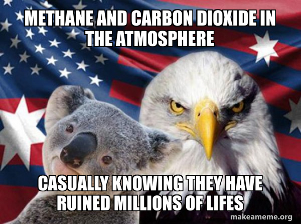 Methane and Carbon Dioxide in the atmosphere Casually knowing they have ...