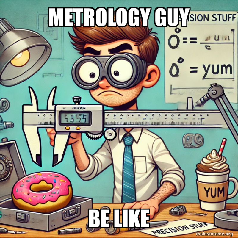 Metrology guy be like Meme Generator