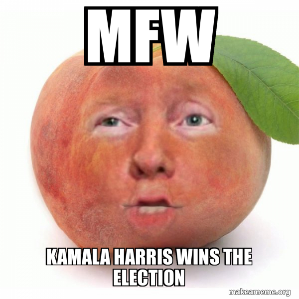 MFW Kamala Harris wins the election - Impeached Donald Trump Meme Generator
