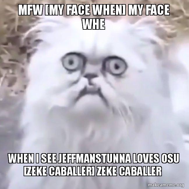 mfw [my face when] my face whe when i see jeffmanstunna loves osu [zeke ...