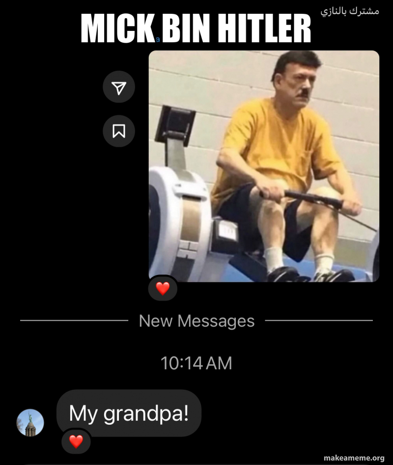 mick bin hitler Meme Generator