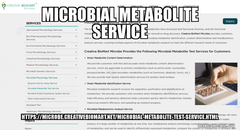 Microbial Metabolite service https://microbe.creativebiomart.net ...
