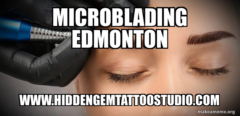 Microblading Edmonton www.hiddengemtattoostudio.com Meme Generator