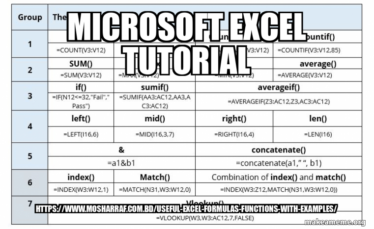 microsoft excel tutorial HTTPS://WWW.MOSHARRAF.COM.BD/USEFUL-EXCEL ... microsoft excel tutorial HTTPS://WWW.MOSHARRAF.COM.BD/USEFUL-EXCEL ...