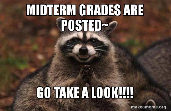 Midterm Grades Memes