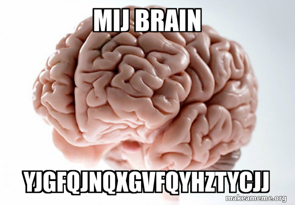 mij brain yjgfqjnqxgvfqyhztycjj - Scumbag Brain Meme Generator