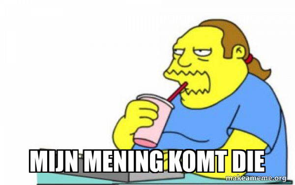 Mijn Mening Komt Die Worst Apocalypse Ever Meme Generator