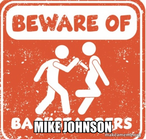 Michael Johnson Memes Mike Stabile على X: "Pretty Sure That Showing