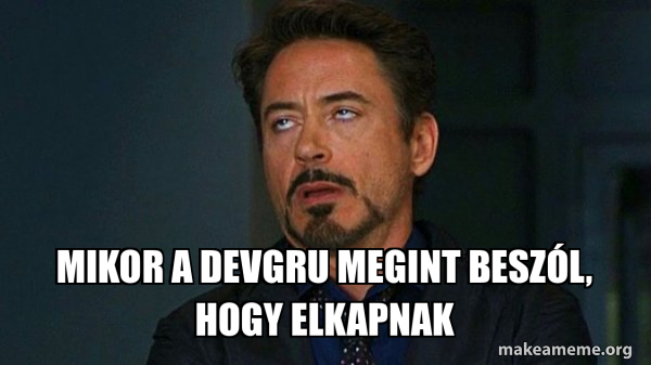 Mikor a Devgru megint beszól, hogy elkapnak - Tony Stark Eye Roll Meme ...