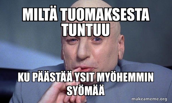 miltä tuomaksesta tuntuu ku päästää ysit myöhemmin syömää - You ...