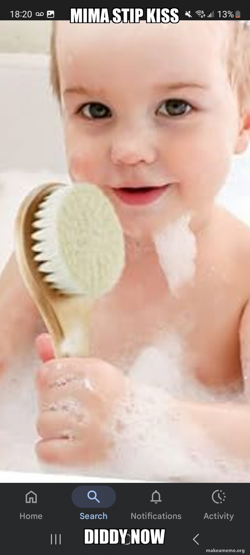Mima stip kiss Diddy now Meme Generator