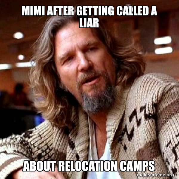 MIMI AFTER GETTING CALLED A LIAR about relocation camps - Big Lebowski ...