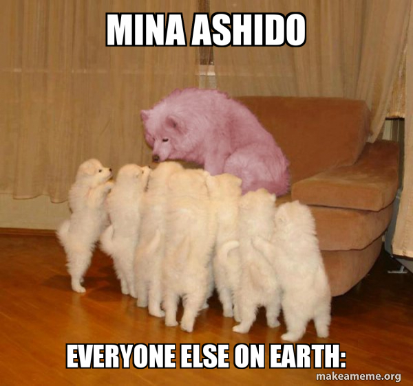 Mina ashido Everyone else on Earth: - Malicious Storytelling Dog Meme ...