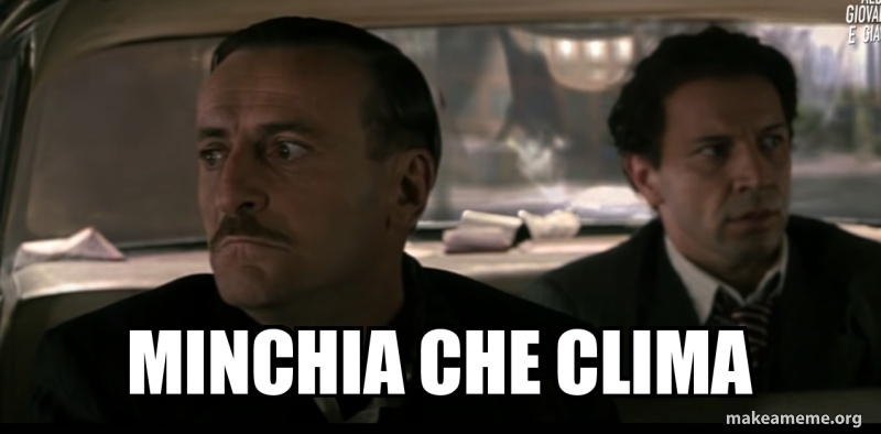 Minchia Che Clima Meme Generator
