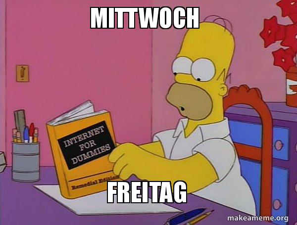 Mittwoch Memes Es Ist Mittwoch Meine Kerle : R/memes