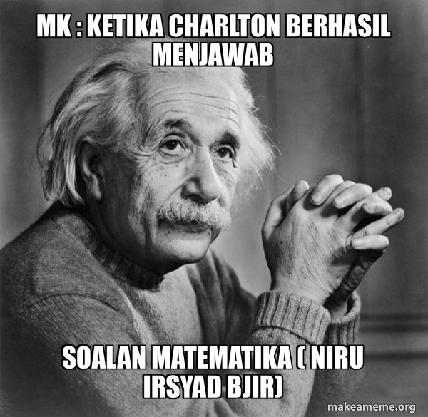 MK : Ketika charlton berhasil menjawab Soalan matematika ( niru irsyad ...