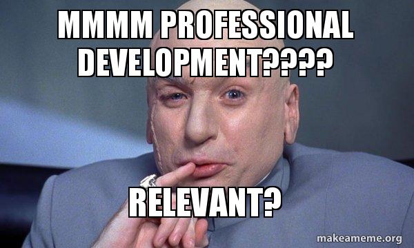 Mmmm Professional Development???? Relevant? - You Complete Me Meme ...