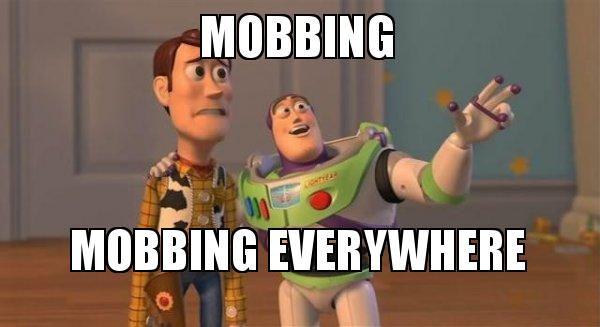 Mobbing Mobbing Everywhere - Buzz and Woody (Toy Story) Meme Meme Generator