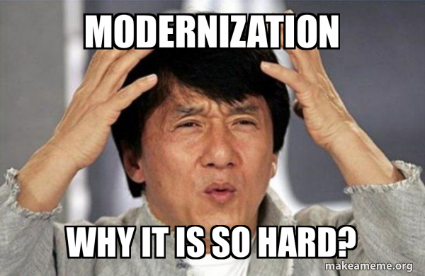 Modernization why it is so hard? - Jackie Chan Why? Meme Generator